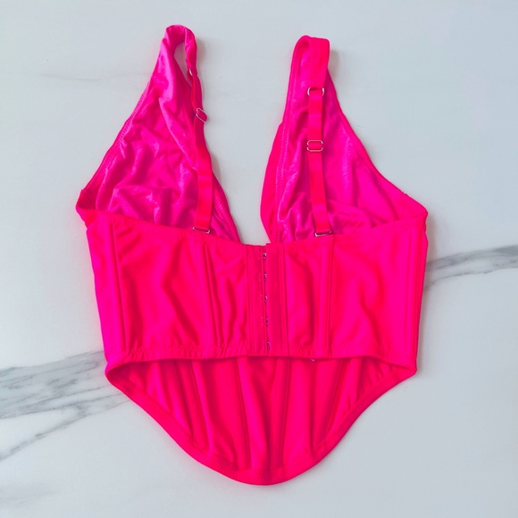 Urban Outfitters | Tops | Urban Outfitters Pink Neon Corset Top | Poshmark